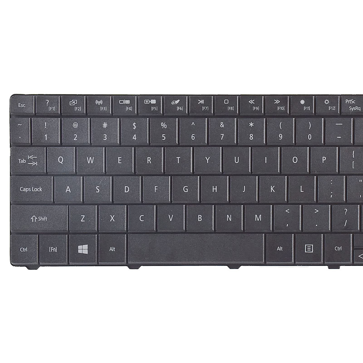 SUNMALL Keyboard Replacement Compatible with Gateway NE51B NE522 NE722 NV570P NE56 NE56R NE71B NE56R48u NE56R41u NE56R42u NE56R43u NE56R45u NE56R31U NE56R34U Series Laptop Black US Layout