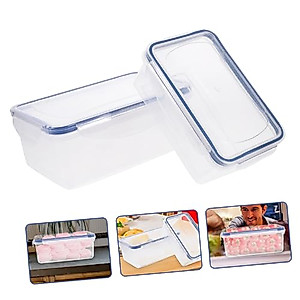 IMIKEYA 4-piece Pp Material Airtight Food Storage Containers with Lids for Sandwiches Snacks