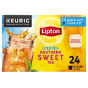 Lipton Iced Tea K-Cup Pods, Southern Sweet Black Tea, 24 Pods