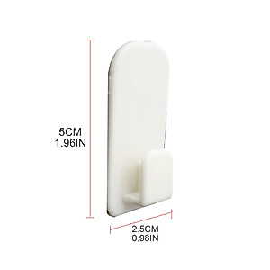 Psdndeww Wall Mount Remote Control Hanger 4 Pcs Self Adhesive Hook Set Holder