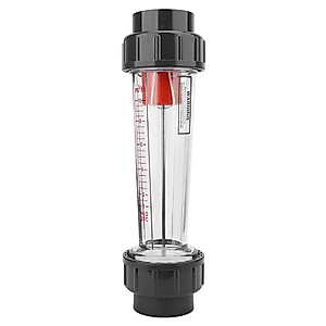 LZS-50（D）Liquid Flowing Rate Gauge 1-10 Tube Type Flowmeter 63mm/2.5in Liquid Flowing Meters Plastic Flat Interface Hydraulic Valve Fittings