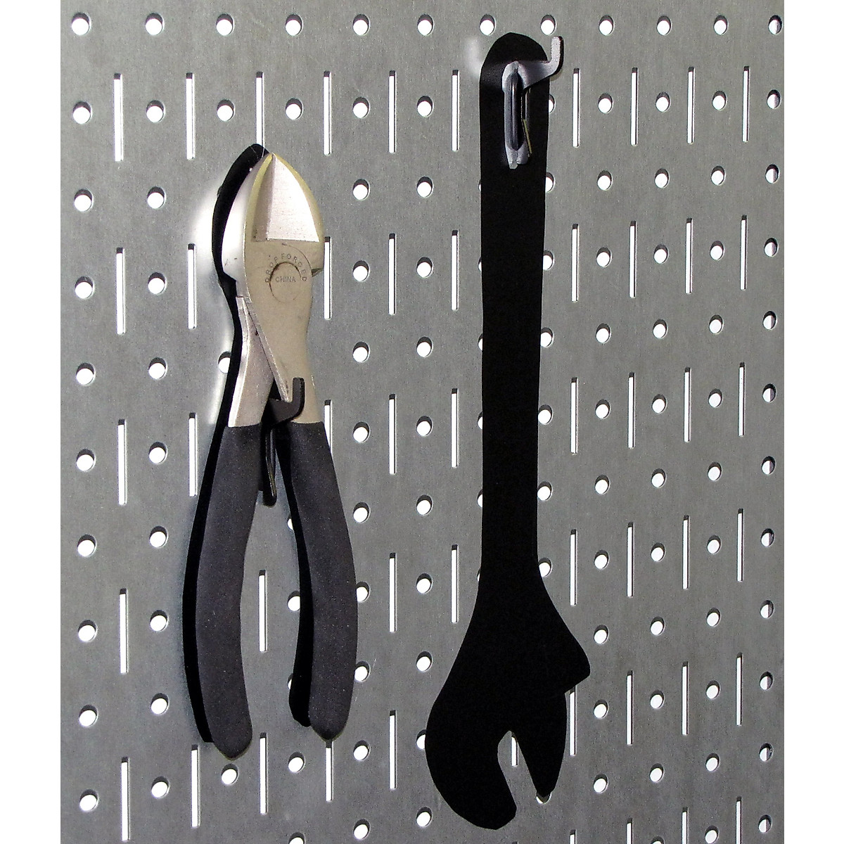 Wall Control Pegboard 32in x 16in Galvanized Metal Pegboard Tool Board Panel