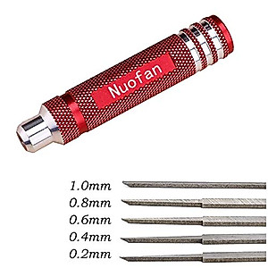 Prime Model Scriber Gundam Resin Carved Scribe Line Hobby Cutting Tool Chisel 5 Blades 0.2/0.4/0.6/0.8/1.0mm