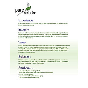 Pure Selects Dish Soap Concentrate • 2 Pack • Each Quart of concentrate makes 4 quarts of Dish Soap • All Natural • No added Fragrance or Dye • NO ANIMAL TESTING