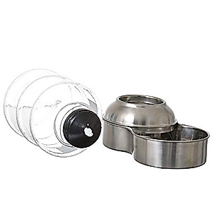 Petmate Stainless Steel Replendish Waterer, Small (24345S)