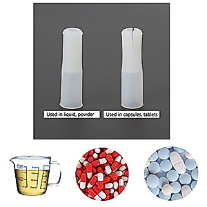 QIYADIN Cat Pill Shooter Pet Piller Gun Dog Pill Shooter Cat Tablet Soft Tip Syringe Pet Medical Feeding Dispenser Tool for Small Animal