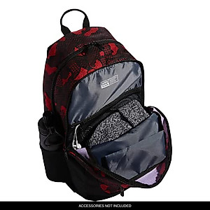 adidas Foundation 6 Backpack, Nomad Digi Camo Vivid Red-Black/Black/Silver Metallic, One Size