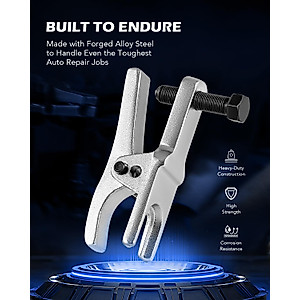 OMT 5-in-1 Ball Joint Separator, Pitman Arm Puller, Tie Rod End Tool Set for Front End Service, Splitter Removal Kit (RD06)