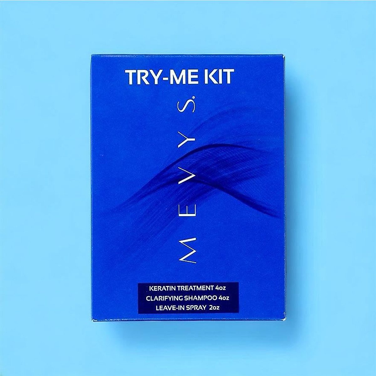 Mevys Try Me Kit - Starter Kit With Lemon Keratin, Clarifying Shampoo and Leave-In, Hair Keratin Treatment for Smoothing and Repair Damage Hair, Anti Frizz Control Repair Treatment for Frizzy Dry Hair
