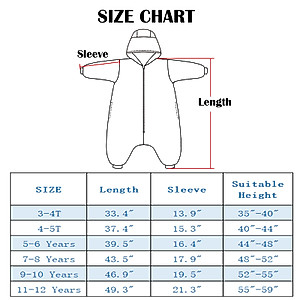 SCOPUCI Unisex Children Animal Onesie Pajamas,Kids Flannel Halloween Cosplay Costume/Homewear/Sleepwear(Blue-a,5-6 Years)