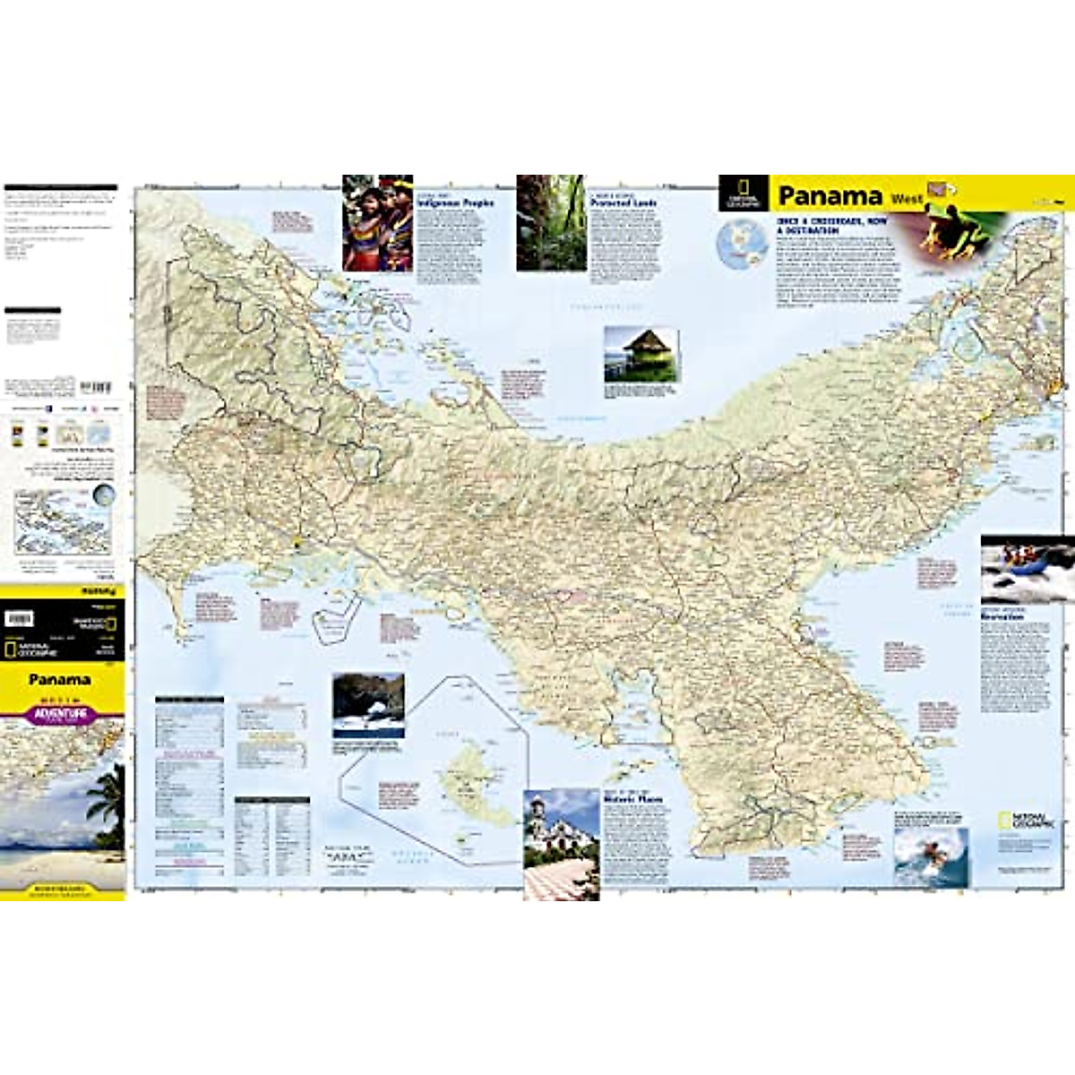 Panama Map (National Geographic Adventure Map, 3101)