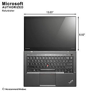 Lenovo 2nd Gen ThinkPad X1 Carbon 14in HD+ Laptop Computer, Intel Dual Core i7-4600U CPU up to 3.3GHz, 8GB RAM, 240GB SSD, HDMI, 802.11ac, Bluetooth, Windows 10 Professional (Renewed)