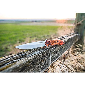 Remington Cutlery R20007 F.A.S.T. Series Fixed 10.6" Blade Knife with Sheath, Mossy Oak Break-up Country Camo