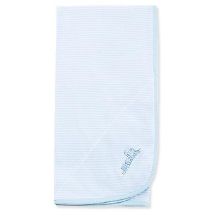 Little Me Blankets for Baby Boys' Thank Heaven for Little Boys' Swaddling Receiving Blanket