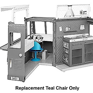 Barbie Replacement Parts for Fresh 'n Fun Food Truck Doll Playset - GMW07 ~ Replacement Teal Chair
