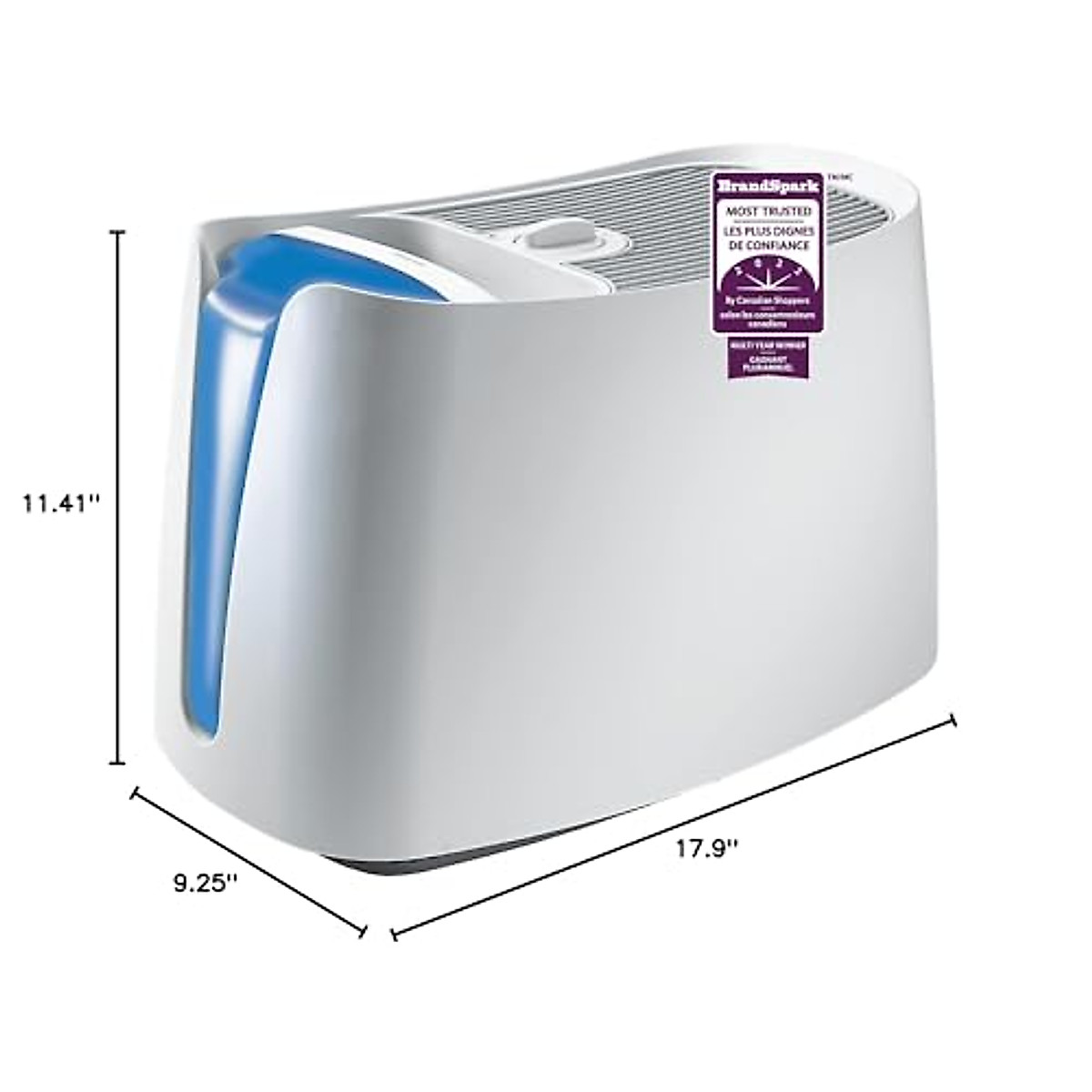 800 Square Foot 1.1 Gallon Cool Mist Humidifier