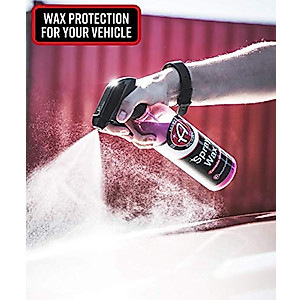 Adam's Spray Wax 16oz - Premium Infused Carnauba Car Wax Spray For Shine, Polish & Top Coat Paint Protection | Car Wash Enhancer & Clay Bar Lubricant | Car Boat Motorcycle RV Detailing