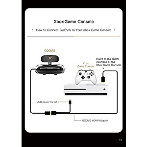 GOOVIS Pro AMOLED Display, Blu-Ray 2D / 3D Glasses HMD Support 4K Blue-ray 3D Movies,Netflix Prime Video Hulu Apple TV+ YouTube Video Movies Compatible with PS5 and Gaming Consoles HDMI connectable