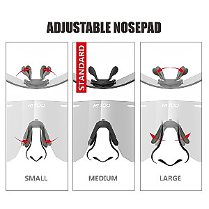 RT100 Cycling glasses for Men and Women Cylindrical Lens, bike sunglasses for men riding sunglasses for men