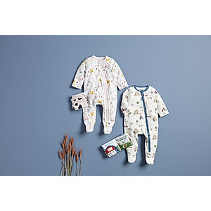 Mud Pie baby girls Girls' Set, 3-6 Mud Pie Farmhouse Sleeper And Book Set 3 6 Months, Pink, Months US