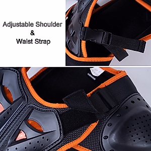 Eastshark Kids Dirt Bike Body Chest Spine Protector Vest Protective for Mountain Biking Cycling Kids Dirt Bike