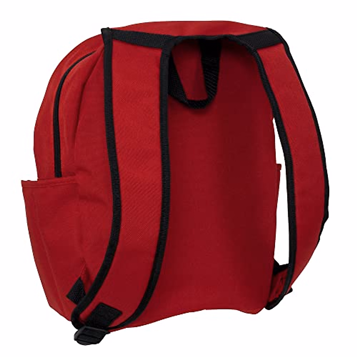 Sesame Street Hello Elmo Personalized Backpack with Custom Name Printed on Red Book Bag | Zippered Compartments and Side Water Bottle Pockets | Toddler Size School Bag