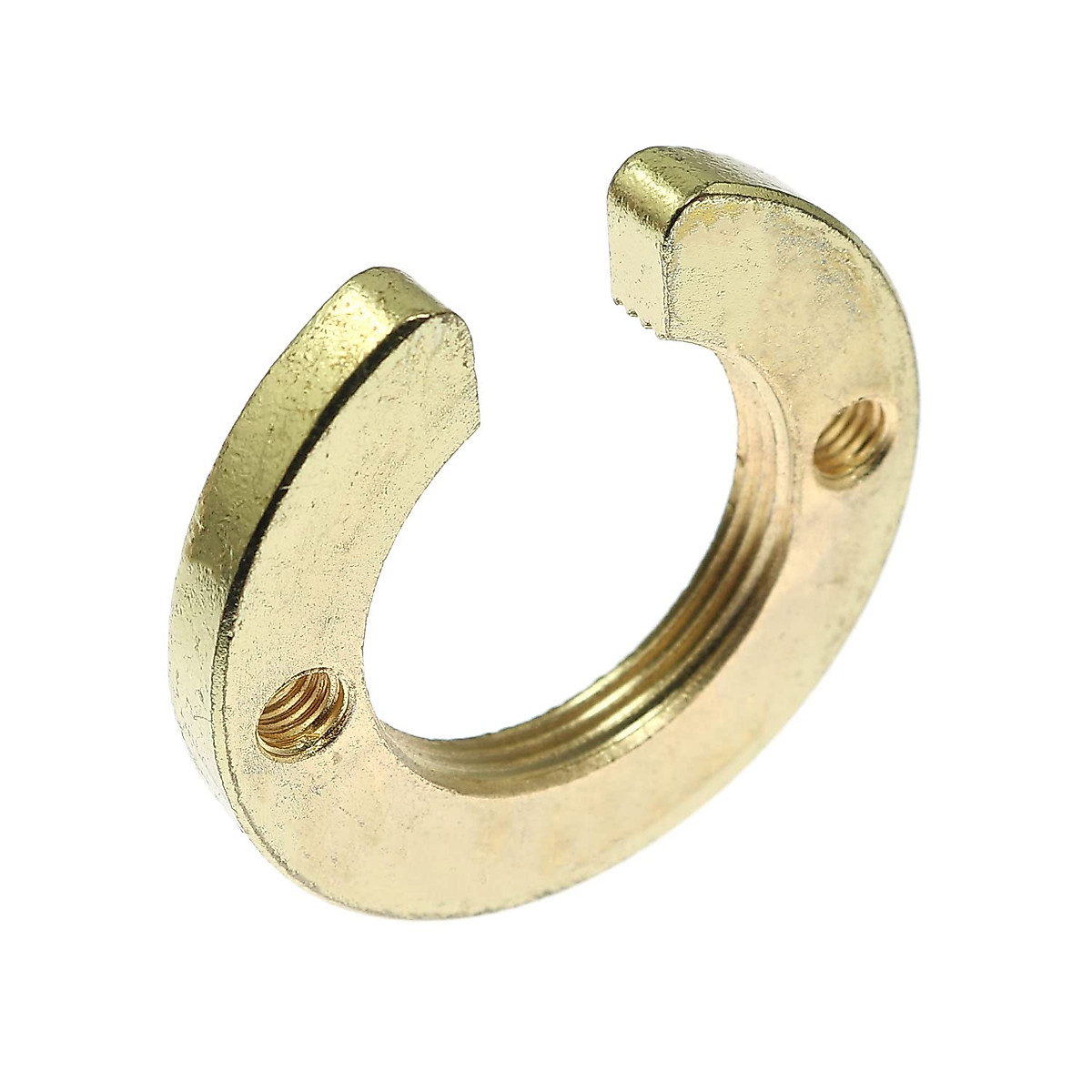 Faucet Nut RLECS 1 Set 1.26 inch/32 mm Brass Hot and Cold Faucet Nut with Durable Washers and Rubber Gasket Brass Lock Nuts Mounting Fittings Loose Faucet Repair Nut