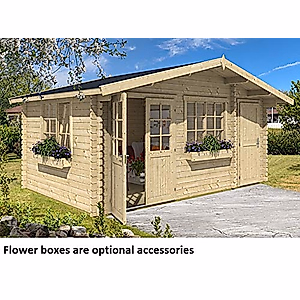 Allwood Estelle 4 | 148 SQF Cabin Kit, Garden House