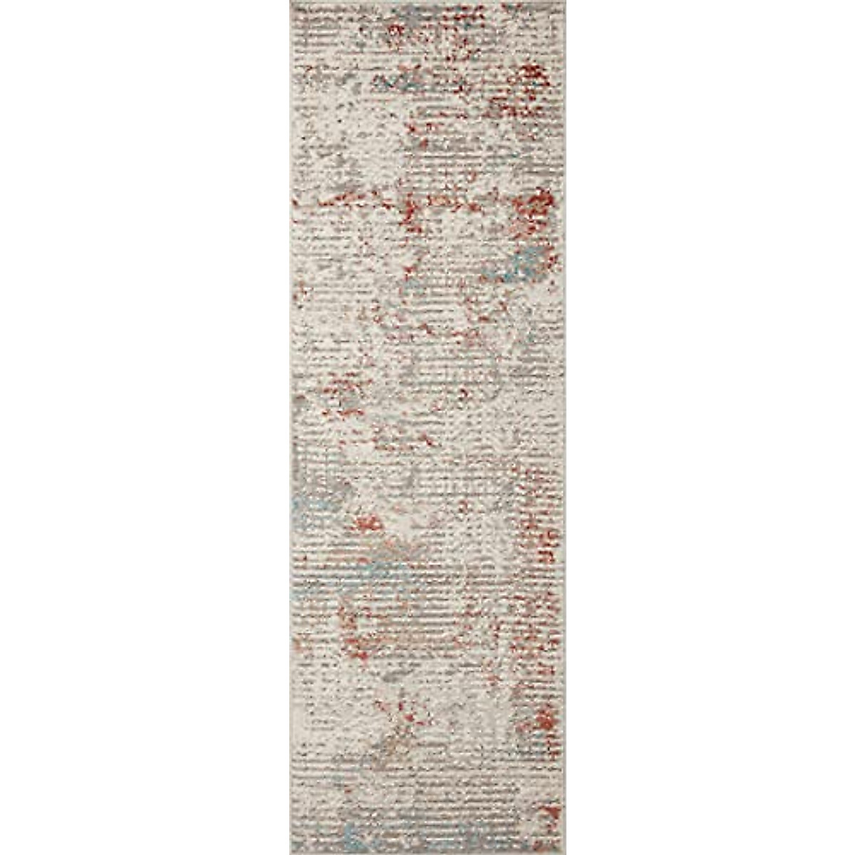 Loloi II Estelle Collection EST-04 Ivory/Multi, Transitional 5'-3" x 7'-8" Area Rug