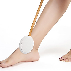 Lotion Applicators for Your Back,17 Inch, Easy Reach Washable, back Self Tanner Applicator includes 1 Applicator Handle, 2 Pads (2 Pads)