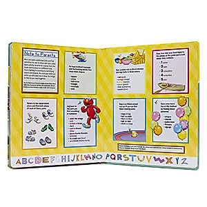Sesame Street - E is for Elmo! ABCs - My First Look and Find Activity Book - PI Kids