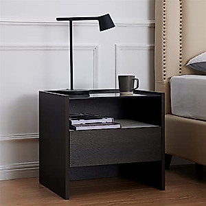 HIGOH Bedside Table Bedside Table, Hanger, Bedroom, Study, Living Room, Bedside Table Decoration