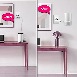 PETIMETI Wall Mount for Deco X68/XE75/XE75 Pro/AXE5300/AXE5400/PX50 Tri-Band WiFi 6 System（2 Pack