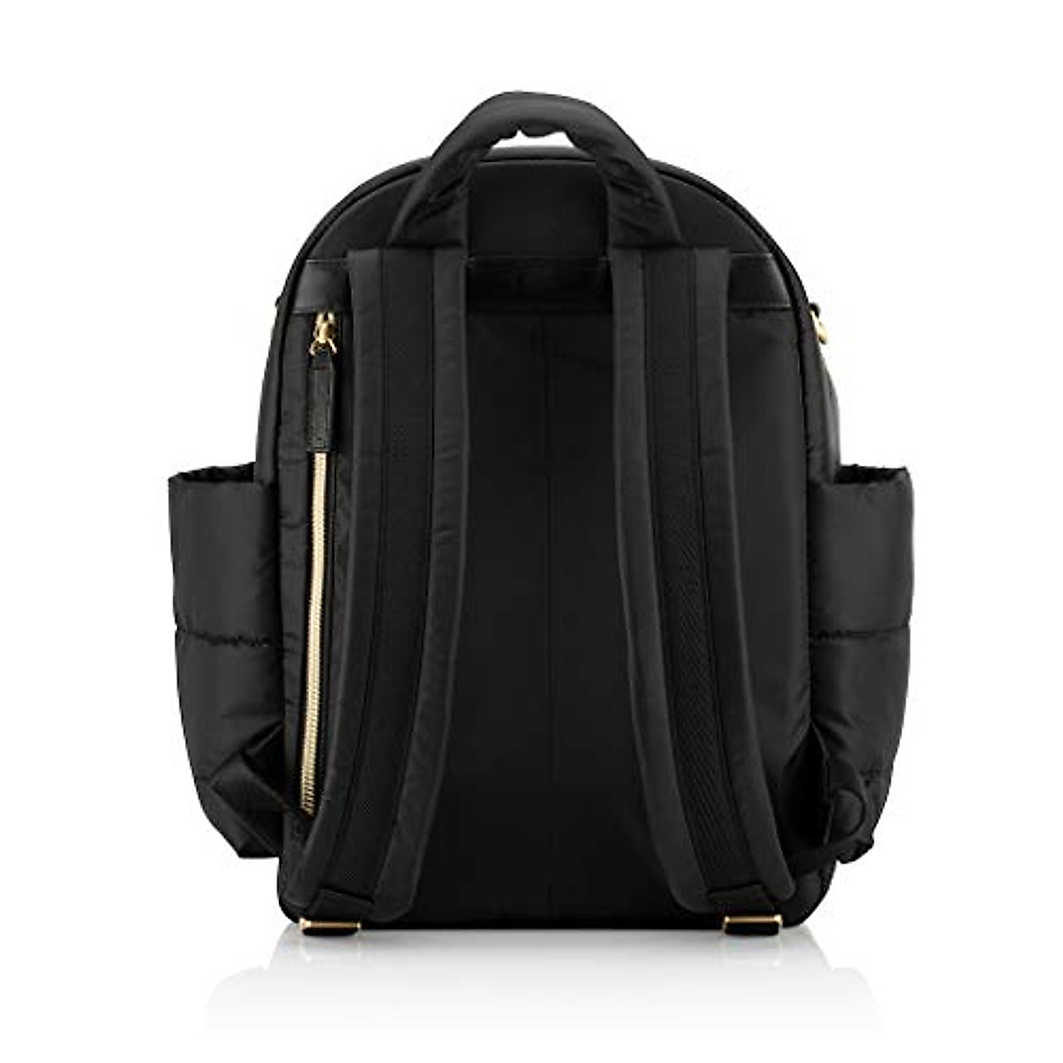 Itzy Ritzy Dream Diaper Bag Backpack - Compact Baby Backpack Diaper Bag with 14 Pockets, Changing Pad, Stroller Straps, Laptop Pocket & Comfortable Straps (Midnight Black)