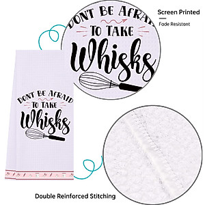 LXOMILL Funny Kitchen Towels, Baking Gifts for Women, Baker Gift, Funny Baking Cooking Towels, Baking Funny Dish Towels