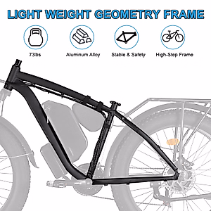 Electric Bike for Adult, [Upgraded Version] Dual Motor 2000W 22.4Ah 35MPH AWD Ebike 21 Speed 26" Fat Tire MTB Hydraulic Disc Brake Front Suspension (Black)