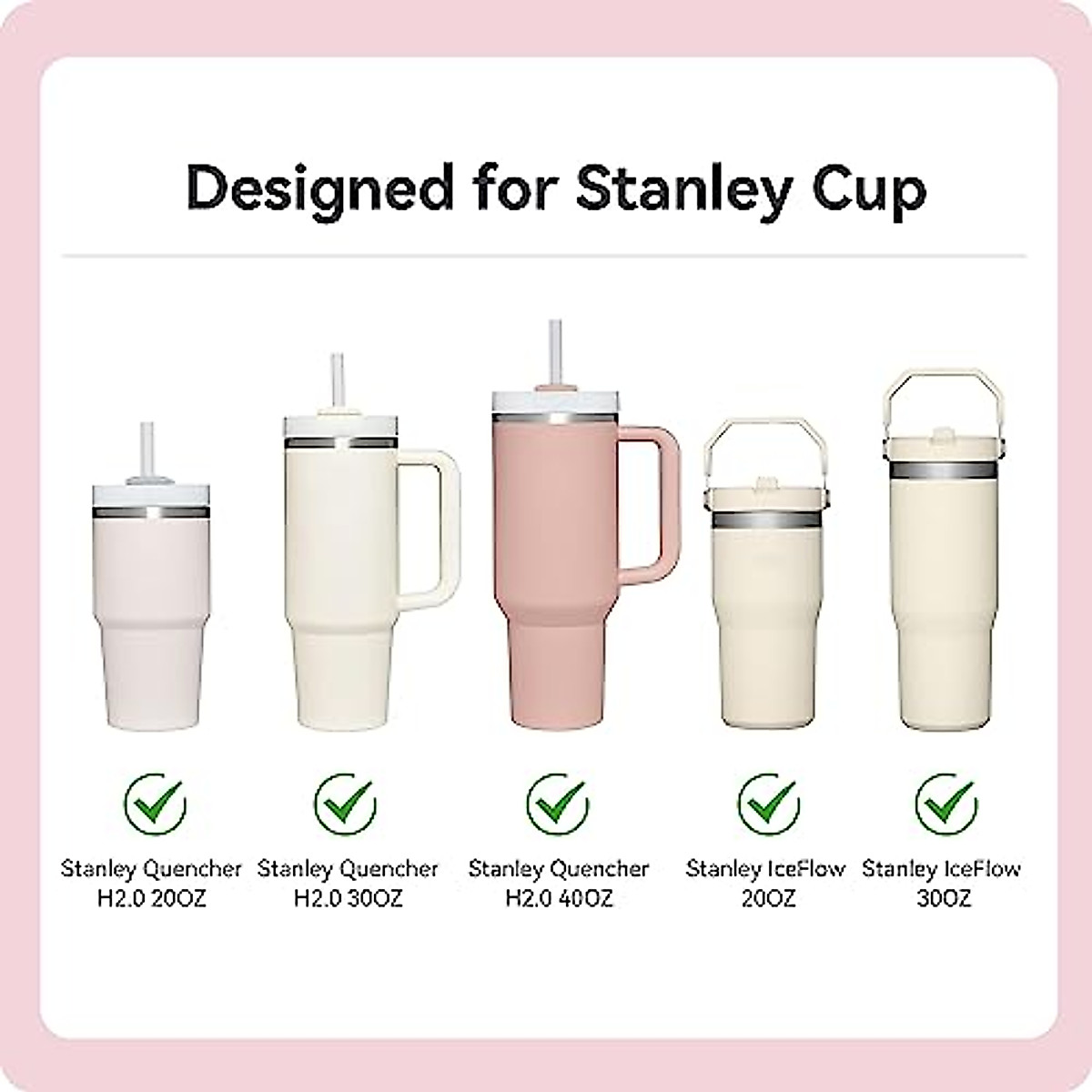Prurex 2 Pcs Silicone Boot for Stanley Cup Tumbler 40oz & IceFlow 20oz 30oz, Bottle Bottom Sleeve Cover Compatible with Stanley Cup Accessories(Pink/Purple)