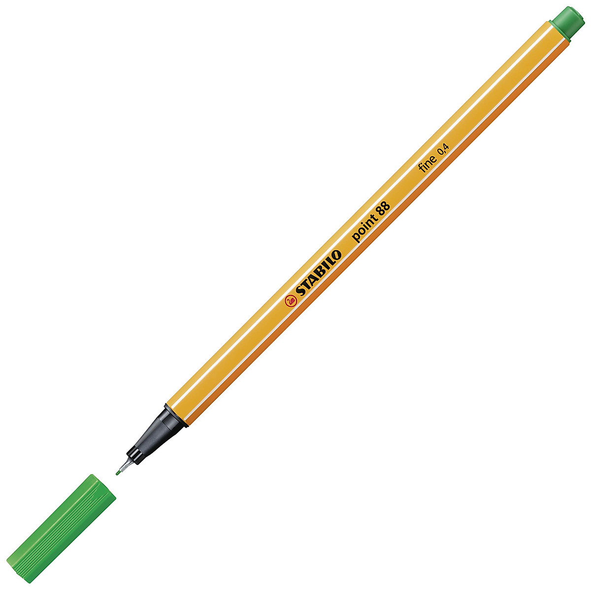 STABILO Point 88 Fineliner, Green, 0.4 mm