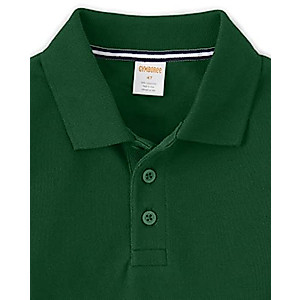 Gymboree Boys and Toddler Short Sleeve Polo Shirt, Fir Green, 6
