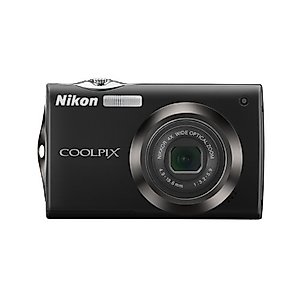 Nikon Coolpix S4000 12 MP Digital Camera with 4x Optical Vibration Reduction (VR) Zoom and 3.0-Inch Touch-Panel LCD (Black)