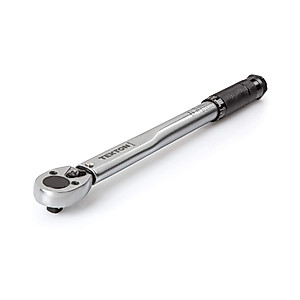 TEKTON 3/8 Inch Drive Click Torque Wrench (10-80 ft.-lb.) | 24330 & 1/4 Inch Drive Dual-Direction Click Torque Wrench (10-150 in.-lb.) | TRQ21101