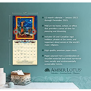 For the Love of Frida 2023 Wall Calendar: Art and Words Inspired by Frida Kahlo
