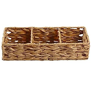 STOBAZA Coffee Station Organizer Coffee Bar Box Countertop Sugar Holder Tea Bag Storage Bin Cosmetics Sundries Organizer Caddy for Home Hotel Restaurant