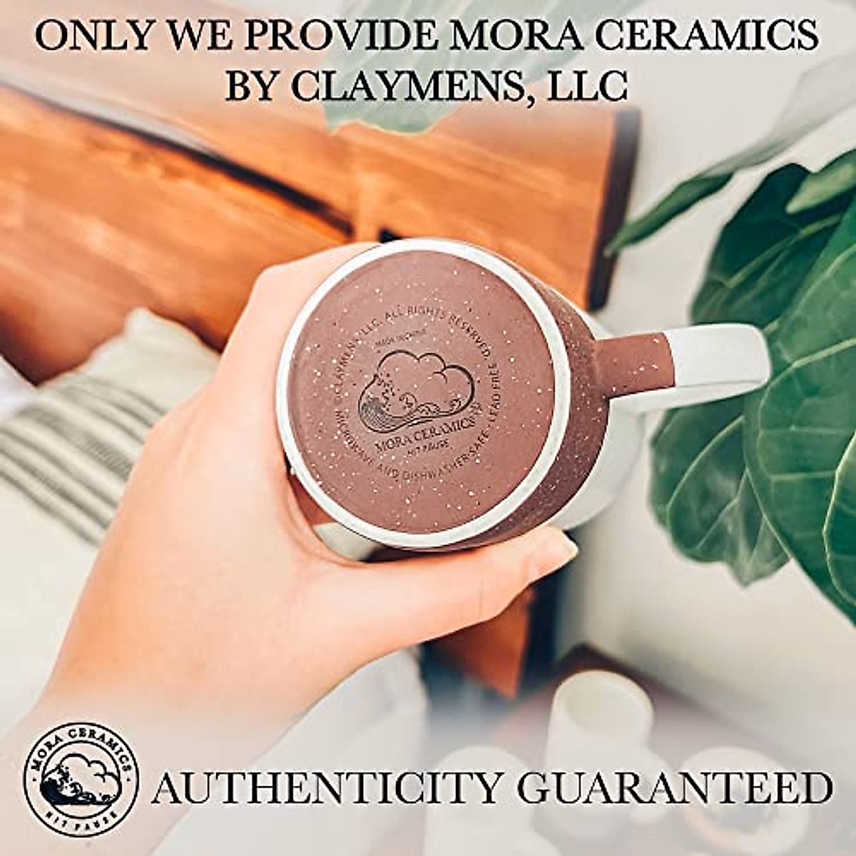 Mora Ceramics 12oz Coffee Mug Set of 4 - Ceramic Tea Cups with Handle - Microwave and Dishwasher Safe, Perfect For Cup or Mug Lovers - Rustic Matte Glaze, Modern Design Mugs - Assorted Colors