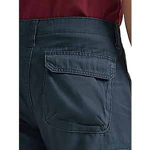 Wrangler Authentics Men's Premium Twill Cargo Short (Bennard), Midnight, 38