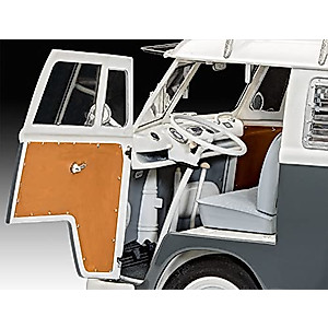 Revell RV07674 07674 VW T1 Camper Model kit 1:24 Scale, Unpainted