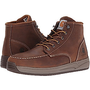 Carhartt Men's CMX4023 Lightweight Casual Wedge, 4" Soft Moc Toe Brown, 10 M US