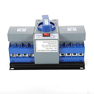 AC110V Mini Dual Power Automatic Transfer Generator Changeover Switch Self Cast Conversion 63A ATS M6 (4P/63A)