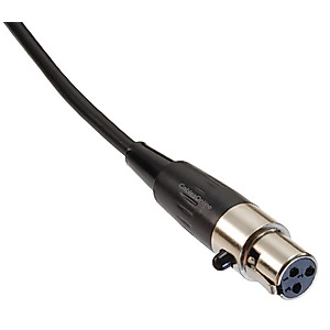 CablesOnline 6-inches Mini-XLR 3-Pin Male to Mini-XLR 3-Pin Female Pro Microphone Cable, XM-000