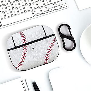 HIDAHE Case for Airpods Pro 2nd Generation,Airpods Pro 2nd Generation Cover,Airpods Pro 2nd Generation Skin Accessories Sport Pattern Leather Case for Airpods Pro 2nd Generation 2022,Baseball